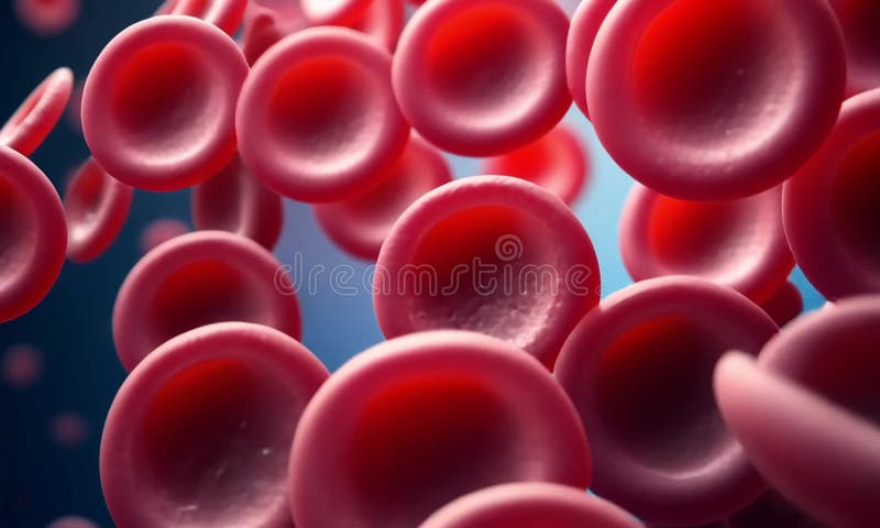 Microscopic View of Red Blood Cells Flowing in a Vein Stock Footage ...