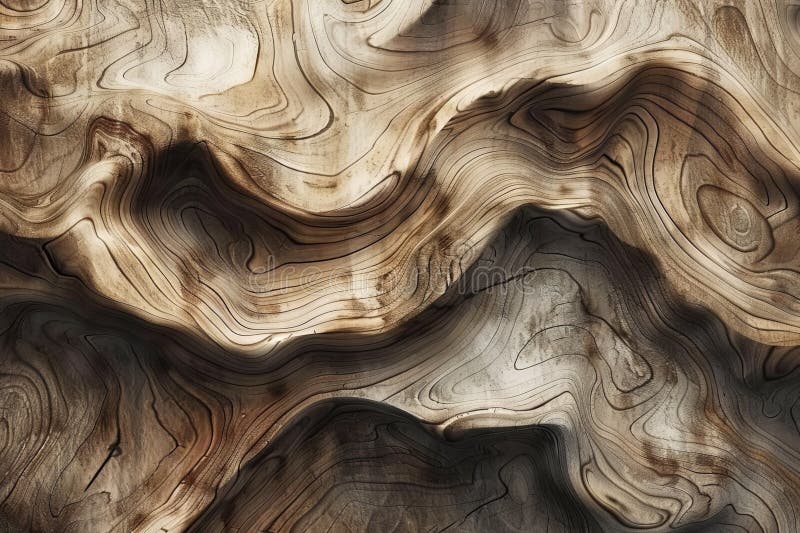 Highresolution 3D Wood Grain Texture Emphasizing the Natural Lines and ...
