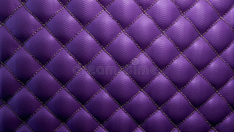 High-Resolution Deep Purple Quilted Fabric Texture, Luxury Diamond ...