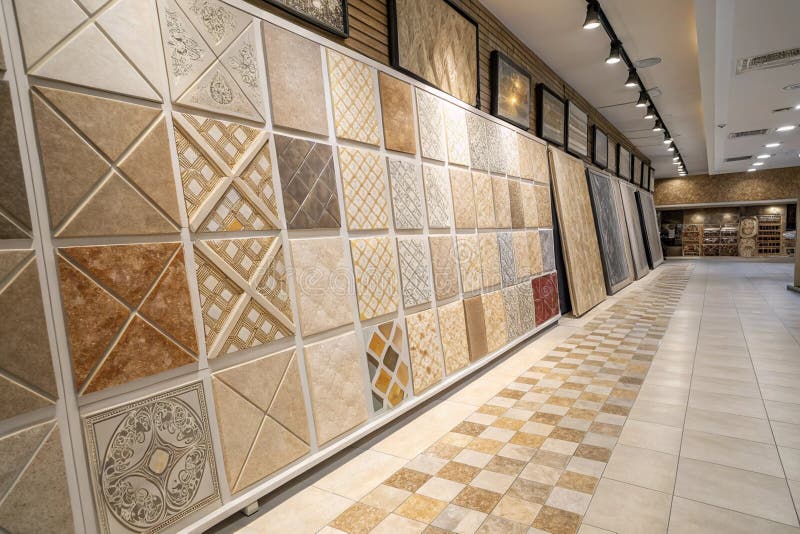 High Resolution Wall and Floor Tiles Design Stock Illustration ...