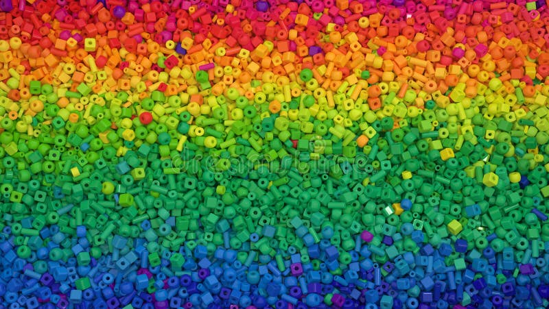 Abstract Multicolored Background with Thousands of Small Beads Stock ...