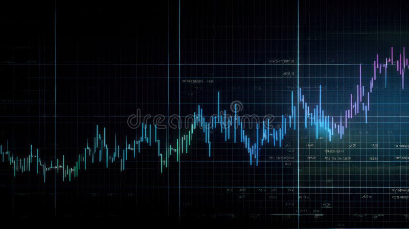 Matrix Stock Chart stock illustration. Illustration of exchange - 275198626
