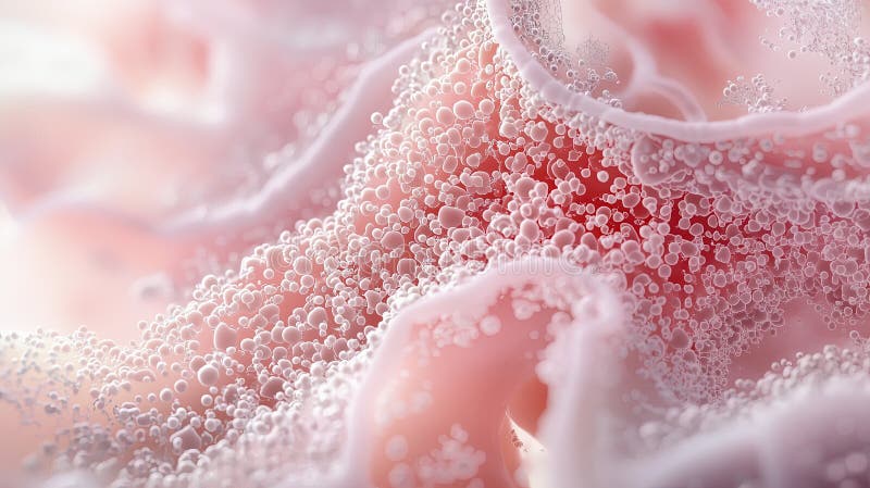 Highly Detailed Digital Cross-Section of Human Alveoli Stock ...