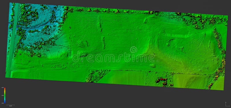 Satellite View of a Map with Lush Green Vegetation Stock Photo - Image ...