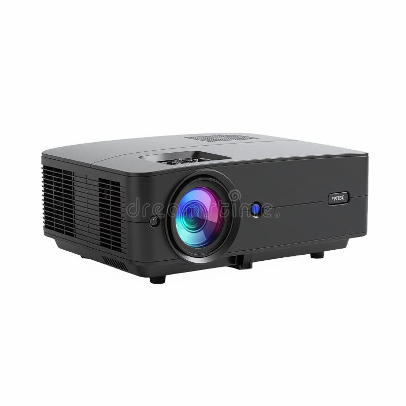 High Resolution Digital Video Projector with Transparent Background and ...