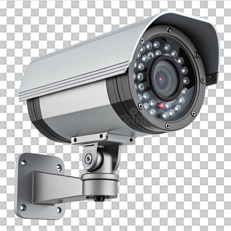 High-Resolution Dome Security Camera with Modern Design Stock ...