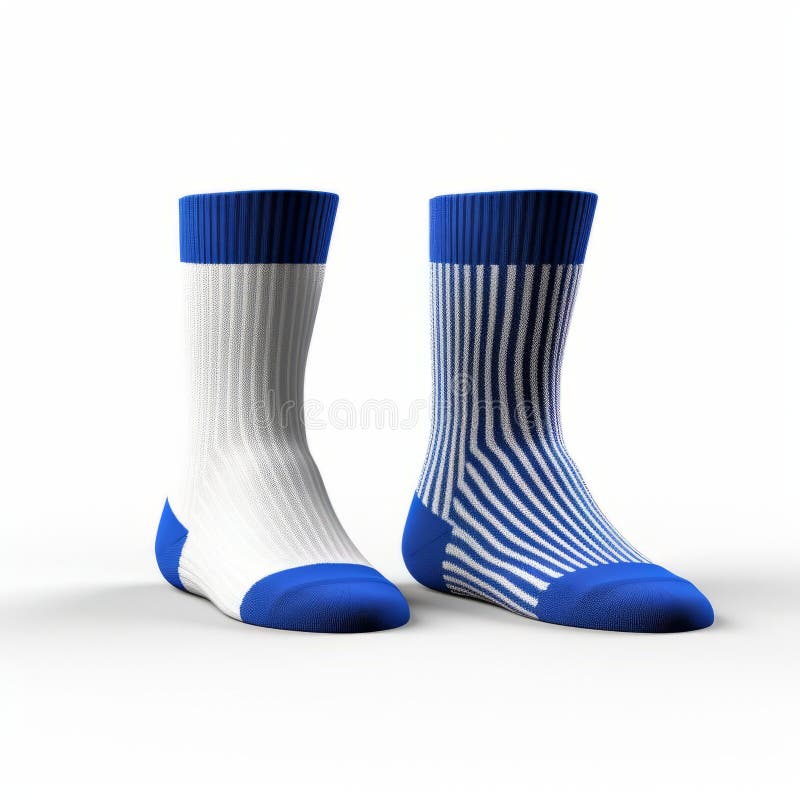 High-resolution Empty Socks Mockup Generation Stock Illustration ...