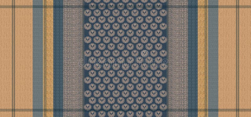 High Resolution a Ethnic Texture Border Design. a Beautiful Border with ...