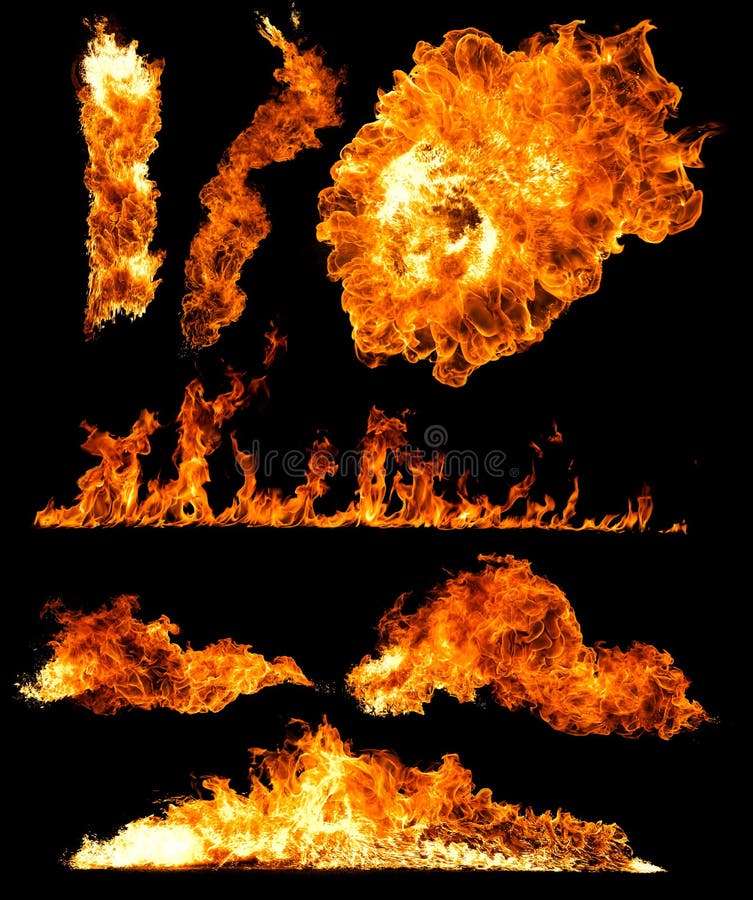 High Resolution Fire Collection Stock Photo - Image of smoke, bonfire ...