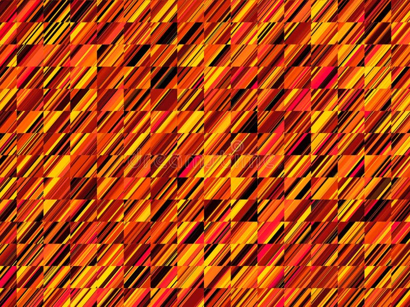 High Resolution Fractal Geometric Orange Pattern Background Stock ...