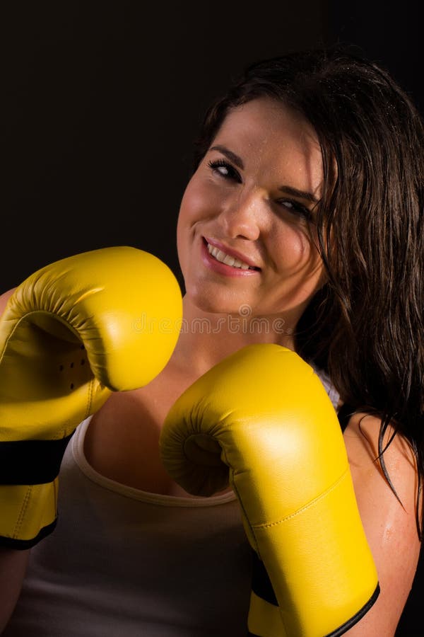 Beautiful female boxer stock photo. Image of fight, boxer - 30120682