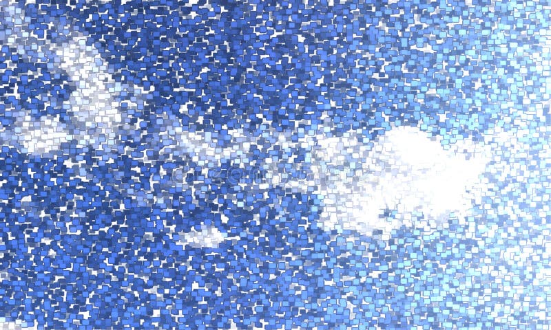 High Resolution Image of Blue Sky and Clouds Cube Texture. Stock Photo ...