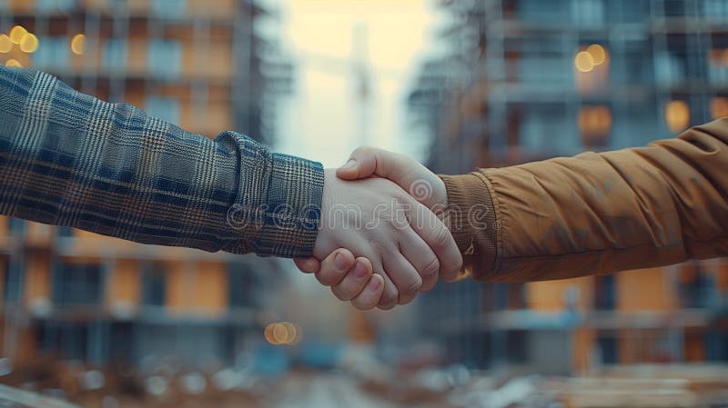 Professional Handshake in Corporate Environment Stock Photo - Image of ...