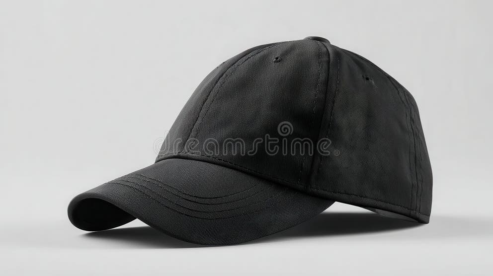 A Stunning Image of Classic Black Cap Mockup for Branding. Stock Image - Image of black ...