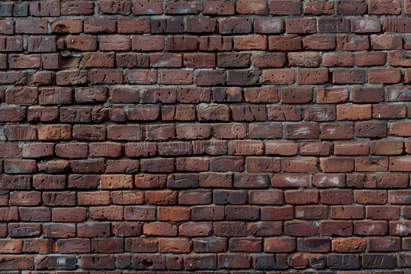 Clean Red Brick Wall Texture Stock Illustration - Illustration of ...