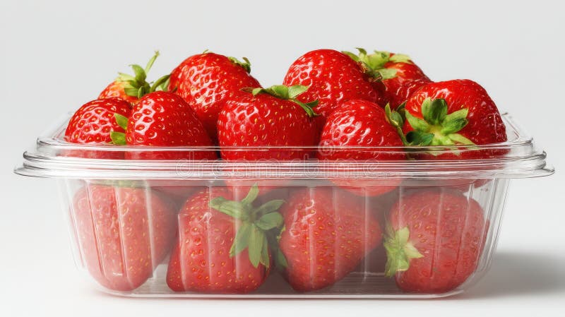 A Stunning Image of Close Up Front View of a Plastic Container with ...