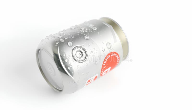 High-resolution Image of a Cold Soda Can with Visible Moisture Droplets ...