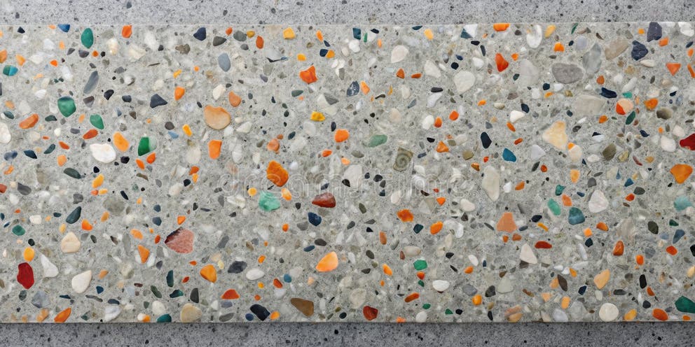 High-resolution Image of Colorful Stone Aggregate in Concrete ...