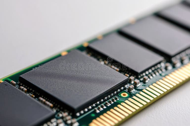 A High-resolution Image of a Computer Memory Chip, Great for Technology ...
