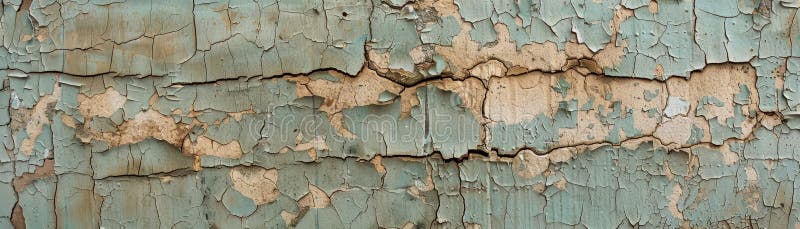 A High-resolution Image of a Cracked and Peeling Paint Surface on an ...