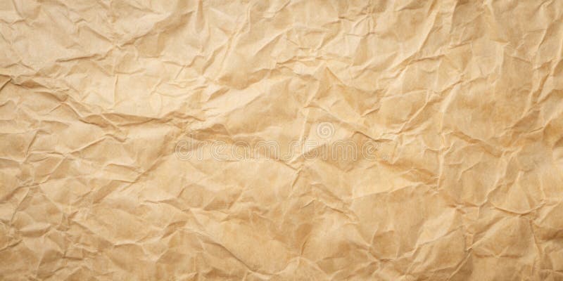High-resolution Image of Crumpled, Light Brown Paper Texture Ideal for ...