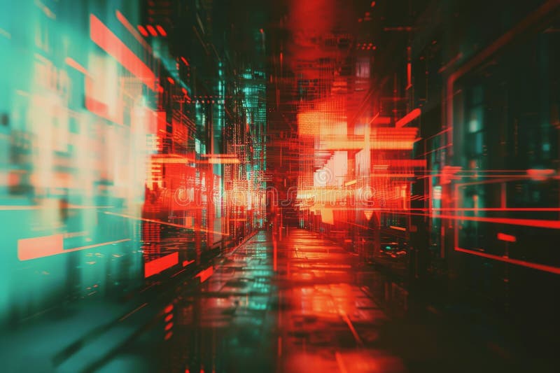 A High-resolution Image of a Cyber Abstract Backgrounds. Stock Image ...