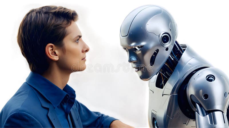 A High-resolution Image Depicting a Close-up Interaction between a ...