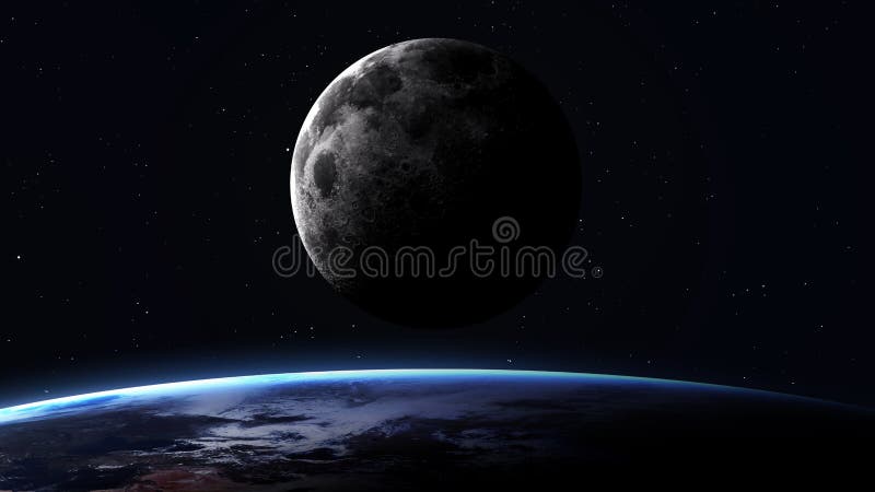 High Resolution Image of Earth in Space. Elements Stock Illustration ...
