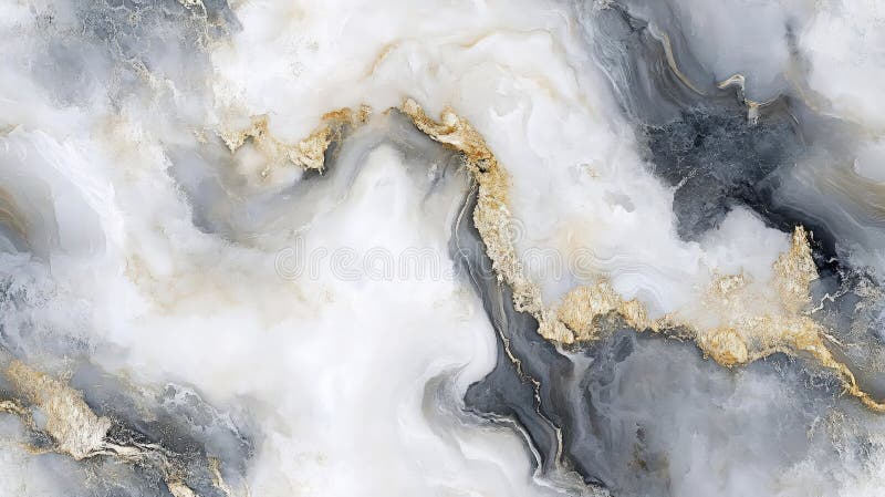 Elegant Gray and Gold Marble Texture Background Stock Illustration ...