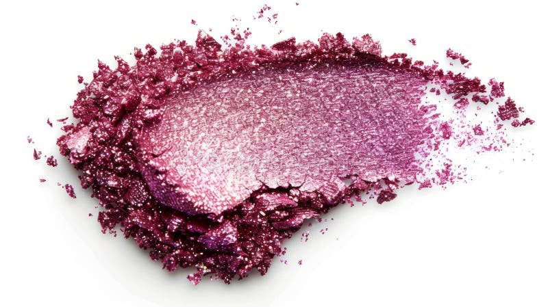 Close-up View of Crushed Purple Eyeshadow, Perfect for Makeup and ...