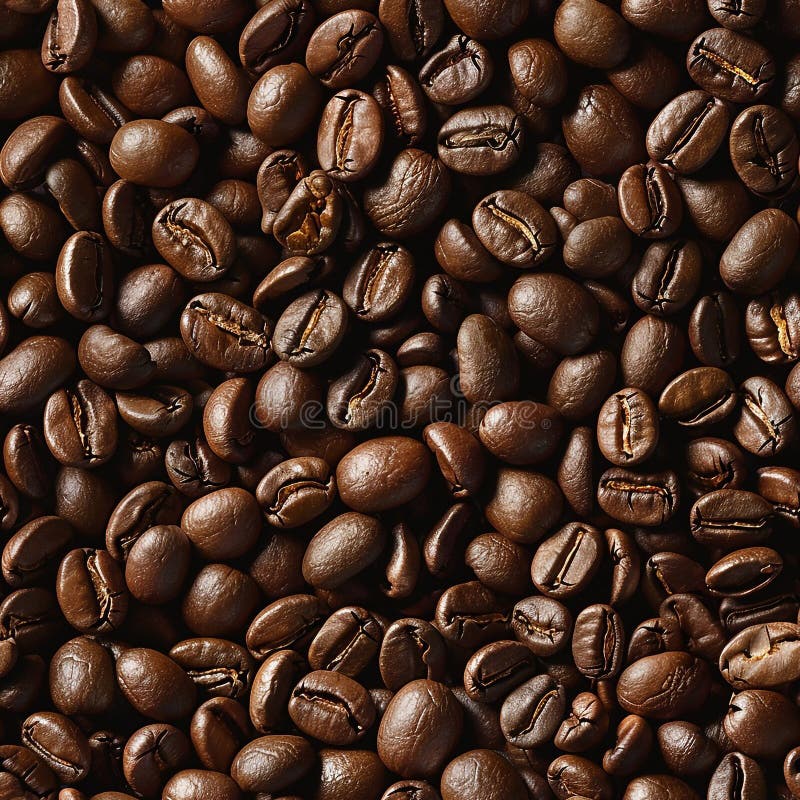 Seamless Coffee Bean Texture Pattern for Infinite Creations Stock ...