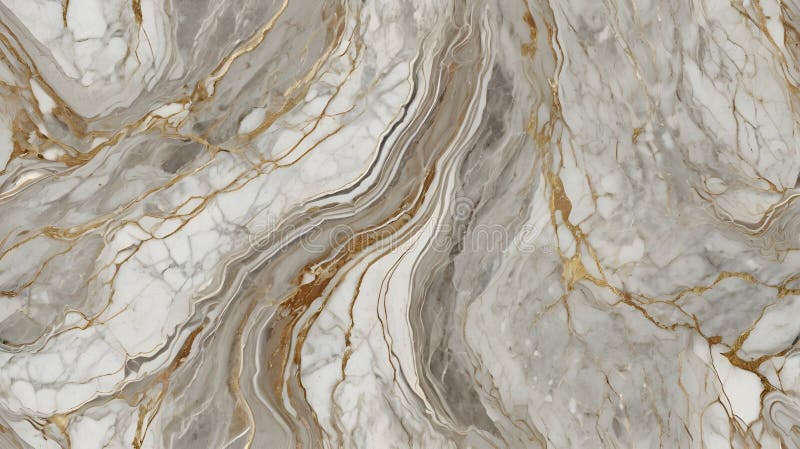 Elegant Gray and Gold Marble Texture Background Stock Illustration ...
