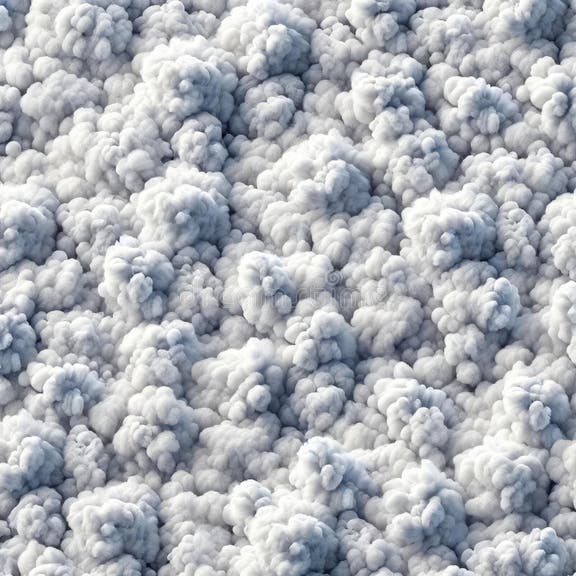 Seamless Cloud Texture Background, AI Generated Stock Illustration - Illustration of print ...