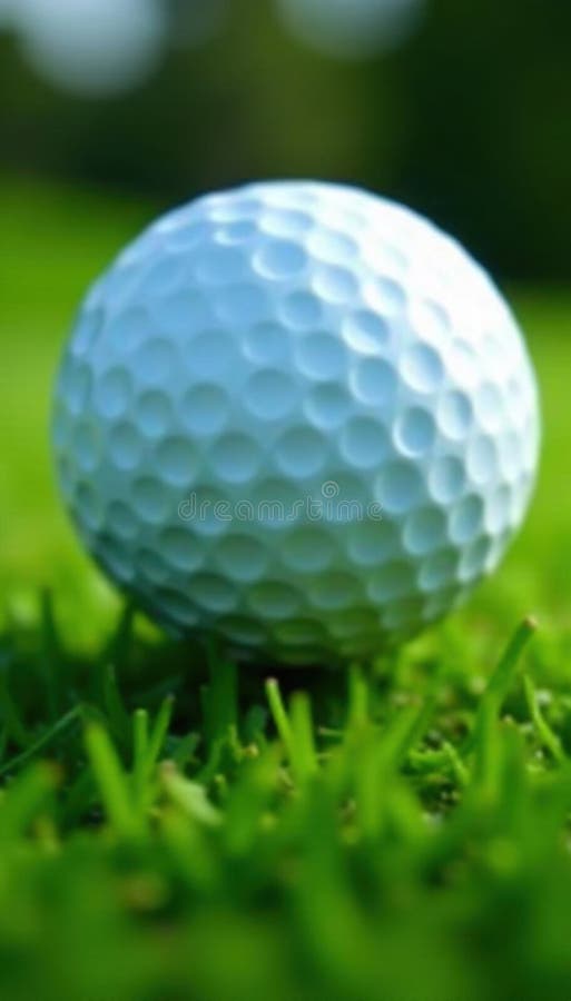 High Resolution Image of a Golf Ball S Surface Detail, Showing ...