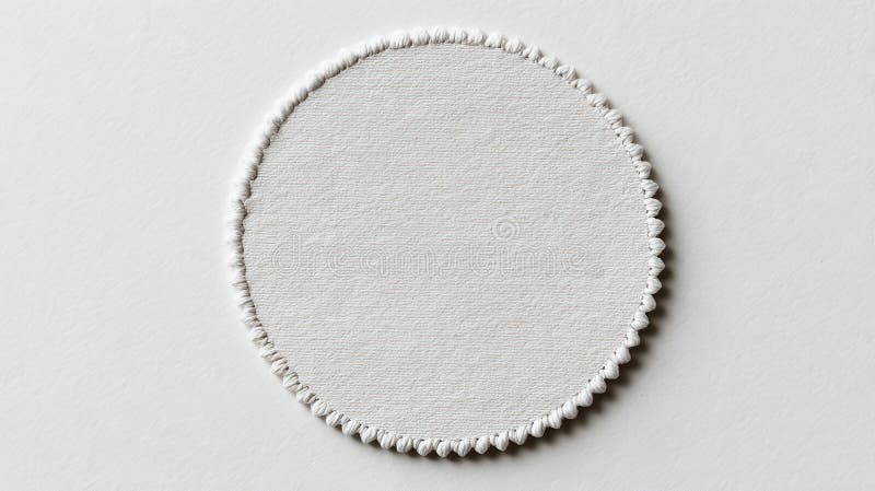 A Stunning Image of Isolated Rounded Embroidered Patch Mockup with ...