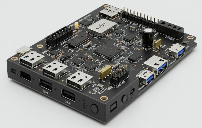 Microcontroller Components Stock Illustrations – 605 Microcontroller ...