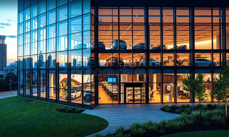 High-resolution Image of a Modern R&D Building Specifically Designed ...