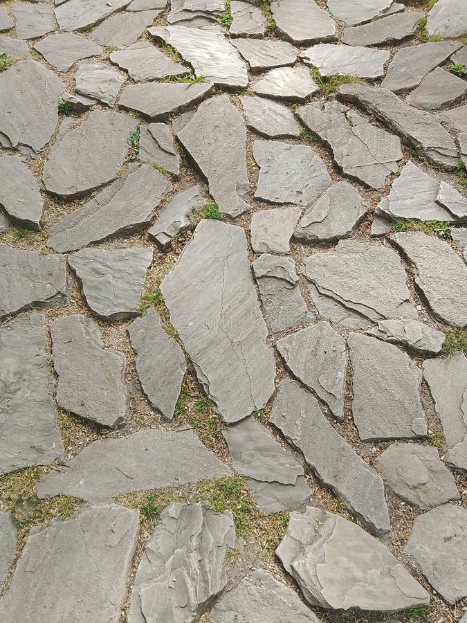 Detailed Close Up View on Cobblestone Street Textures in High ...