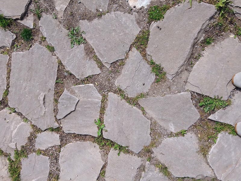 Detailed Close Up View on Cobblestone Street Textures in High ...