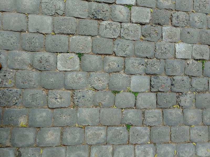 Detailed Close Up View on Cobblestone Street Textures in High ...