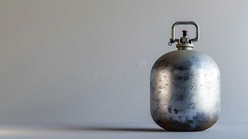 High-resolution Image of a Propane Tank, Isolated on a Plain Background ...