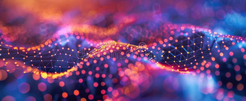 High-resolution Image of Quantum Dot-infused Material, Emphasizing Its ...