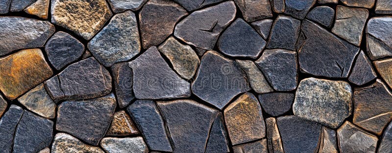 Rustic Stone Wall Texture Irregular Grey Brown Rock Background AI ...