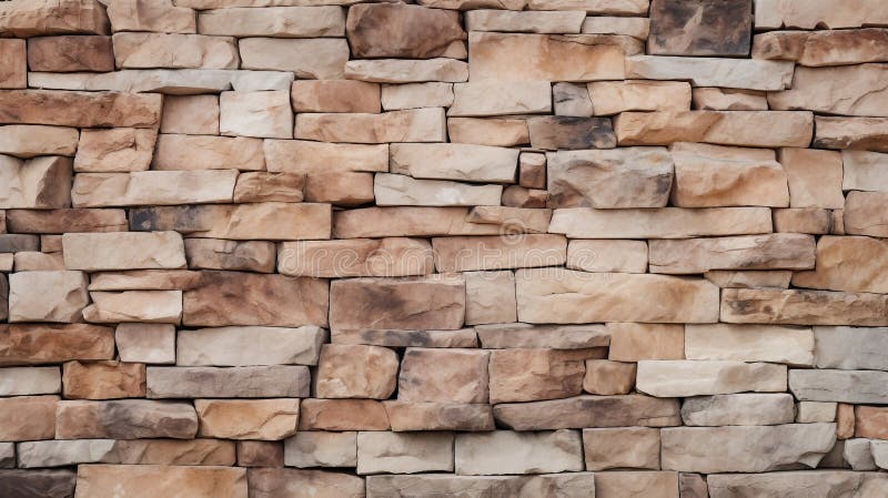 High-Resolution Image of Sandstone Bricks Showing Natural Colors and ...
