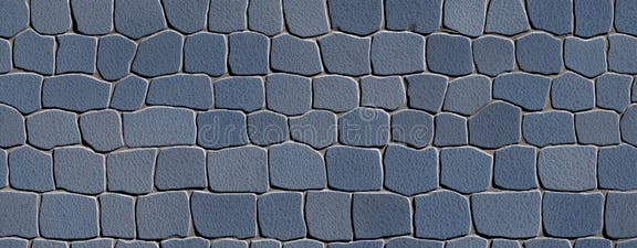 Seamless Blue Cobblestone Texture Stone Wall Background Irregular ...