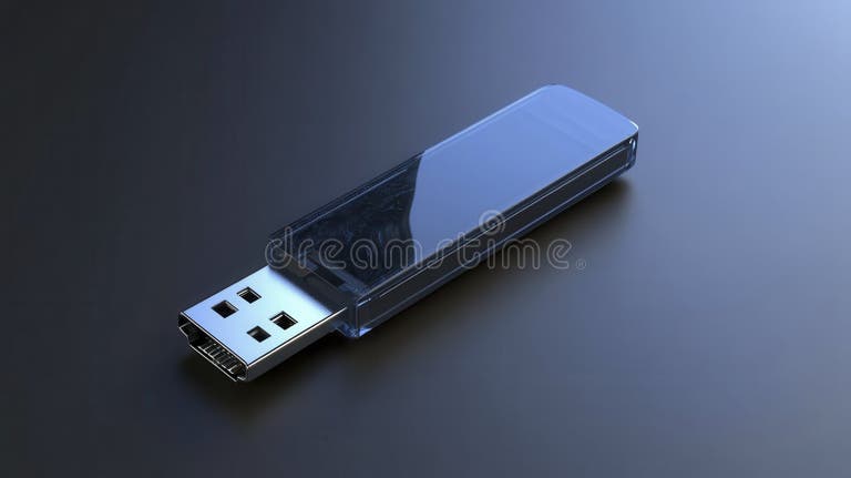 Explore the Sleek Design of a Modern USB Drive in this High-resolution ...