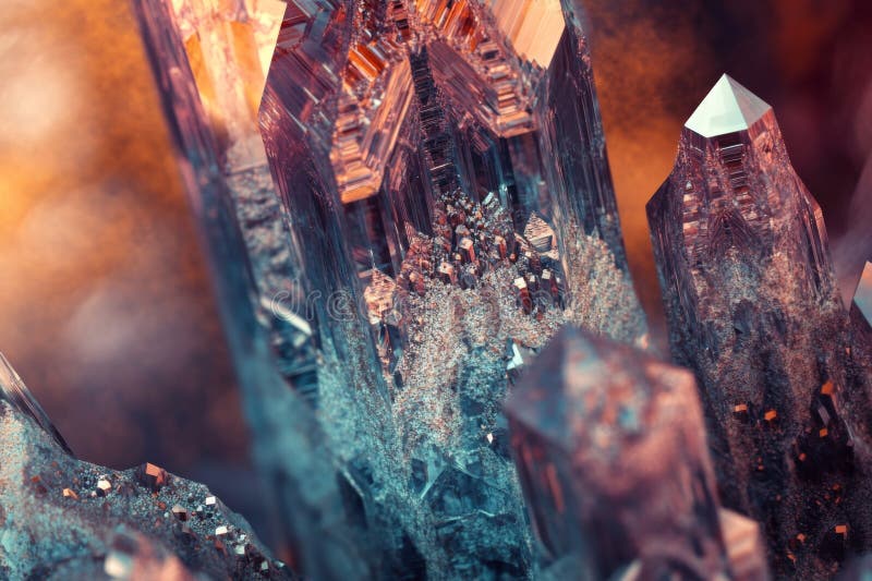 Intricate Crystal Patterns Illustration Stock Illustration ...