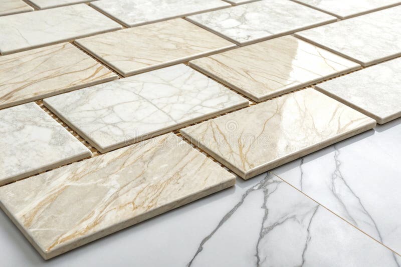 Natural Marble Ceramic Tiles Stock Illustration - Illustration of ...