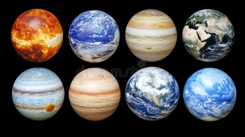 Stunning Collection of Planets Earth Jupiter Venus More High Resolution ...