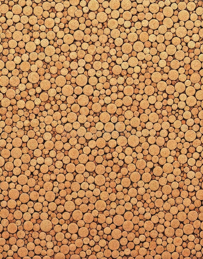 Close-up Texture of Brown Cork Board, AI Generated Stock Illustration ...